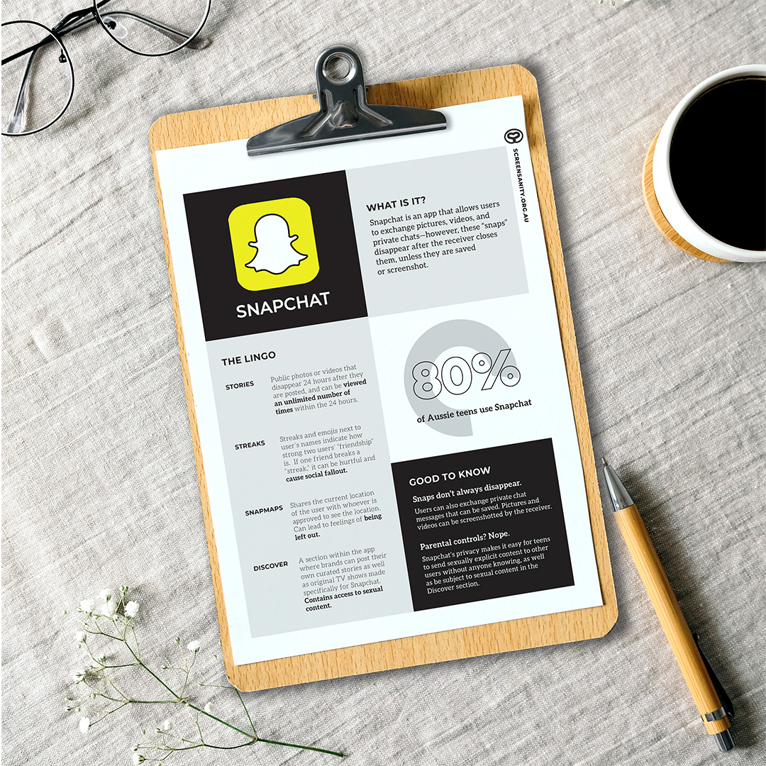 Parent Guide: Snapchat - Screen Sanity Parent Guide: Snapchat - Screen Sanity